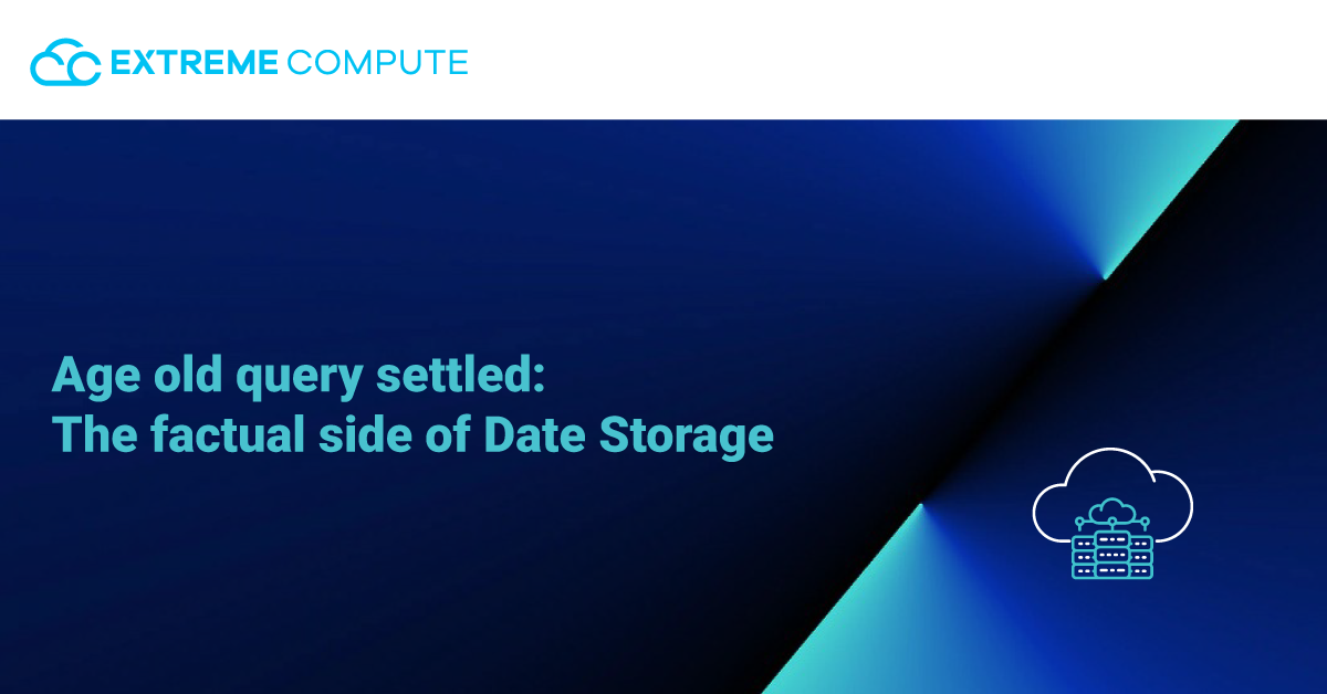 Age old query settled: The factual side of Data storage